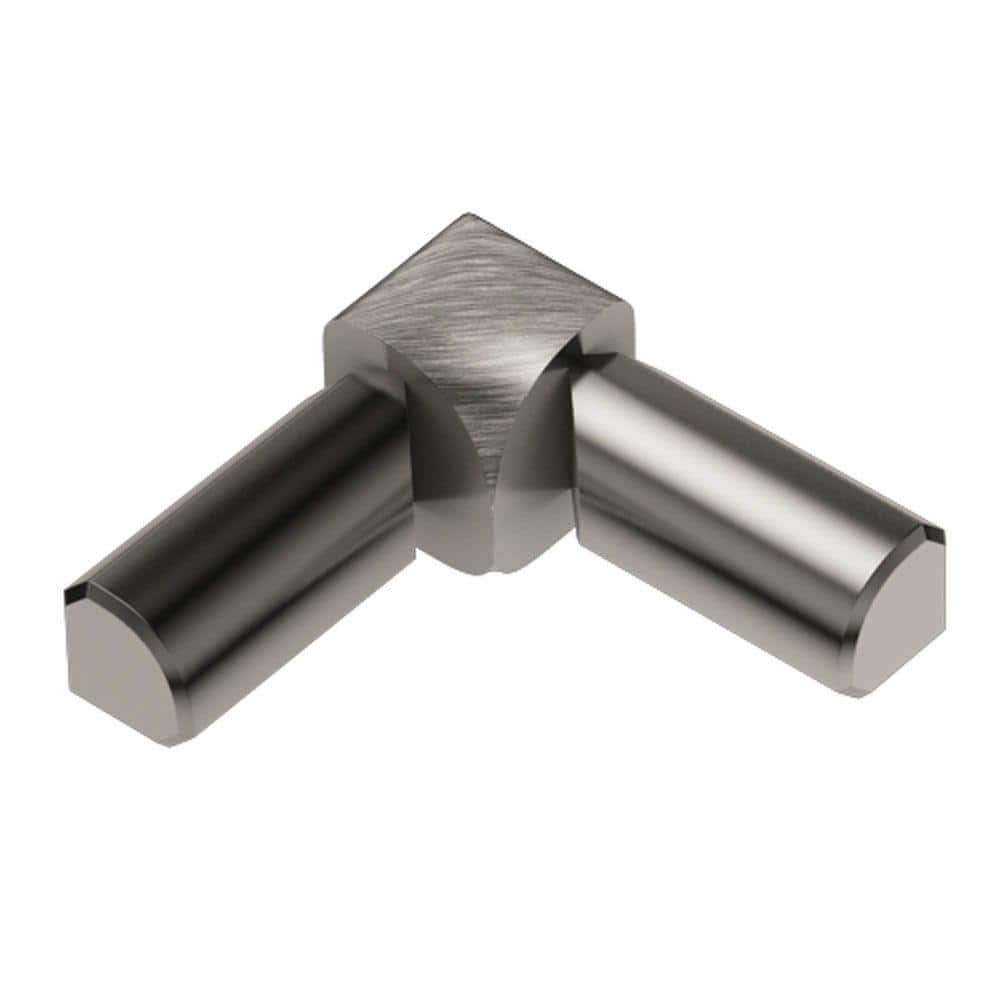 Schluter Rondec Brushed Nickel Anodized Aluminum 5/16 in. x 1 in. Metal ...
