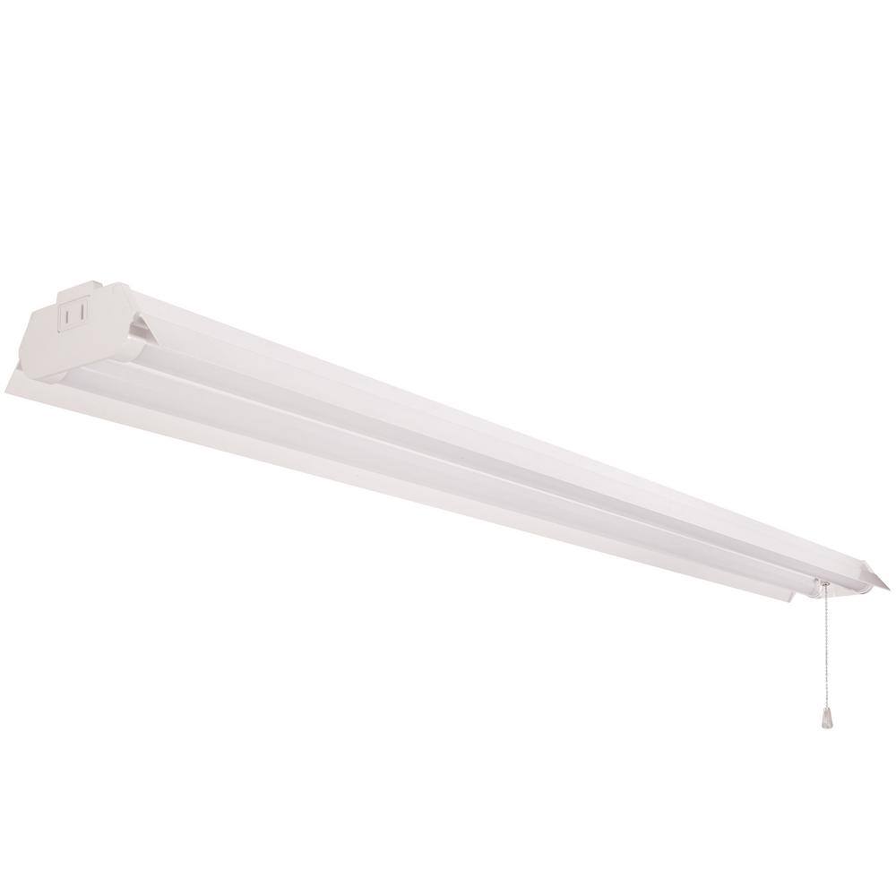 Reviews for 4 ft. 64-Watt Equivalent Integrated LED White Shop Light ...