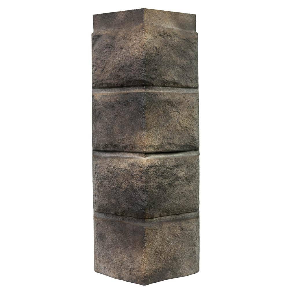 Novik Stone PHC 6 in. x 18.5 in. Shadow Gray Plastic Premium Hand-Cut ...