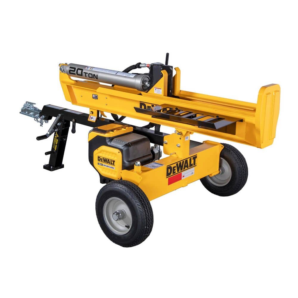 DEWALT 20-Ton 60V FLEXVOLT MAX Cordless Battery Powered Log Splitter ...