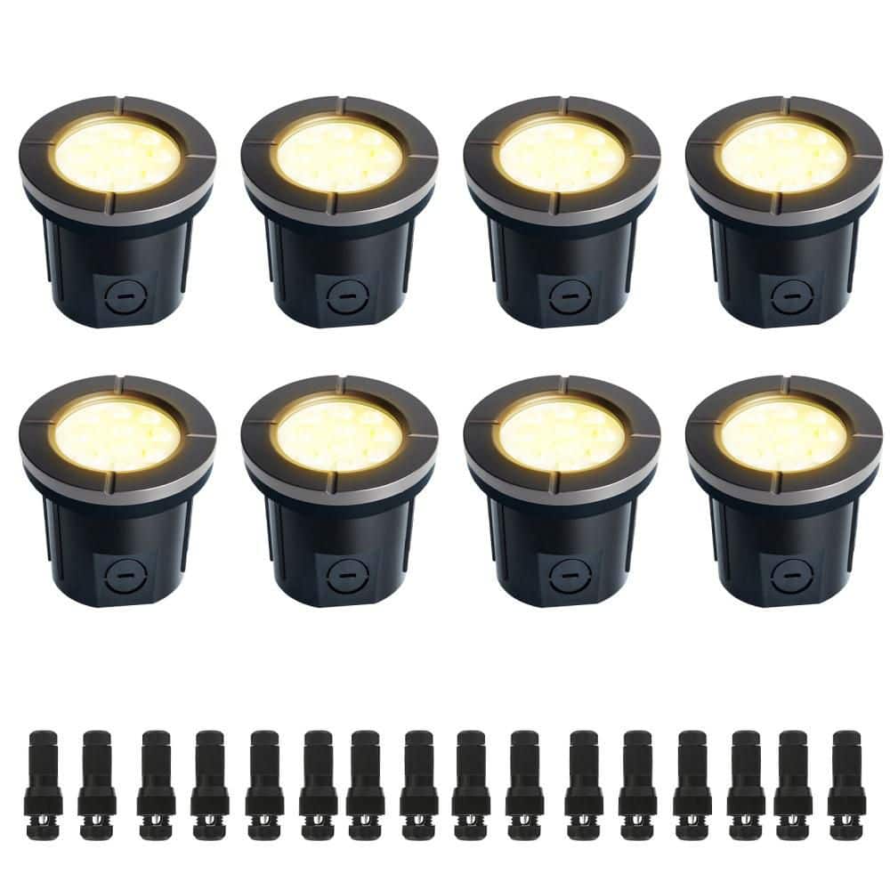 Sofiton 8-PACK Low Voltage 580 Lumens Bronze Outdoor Integrated LED In ...