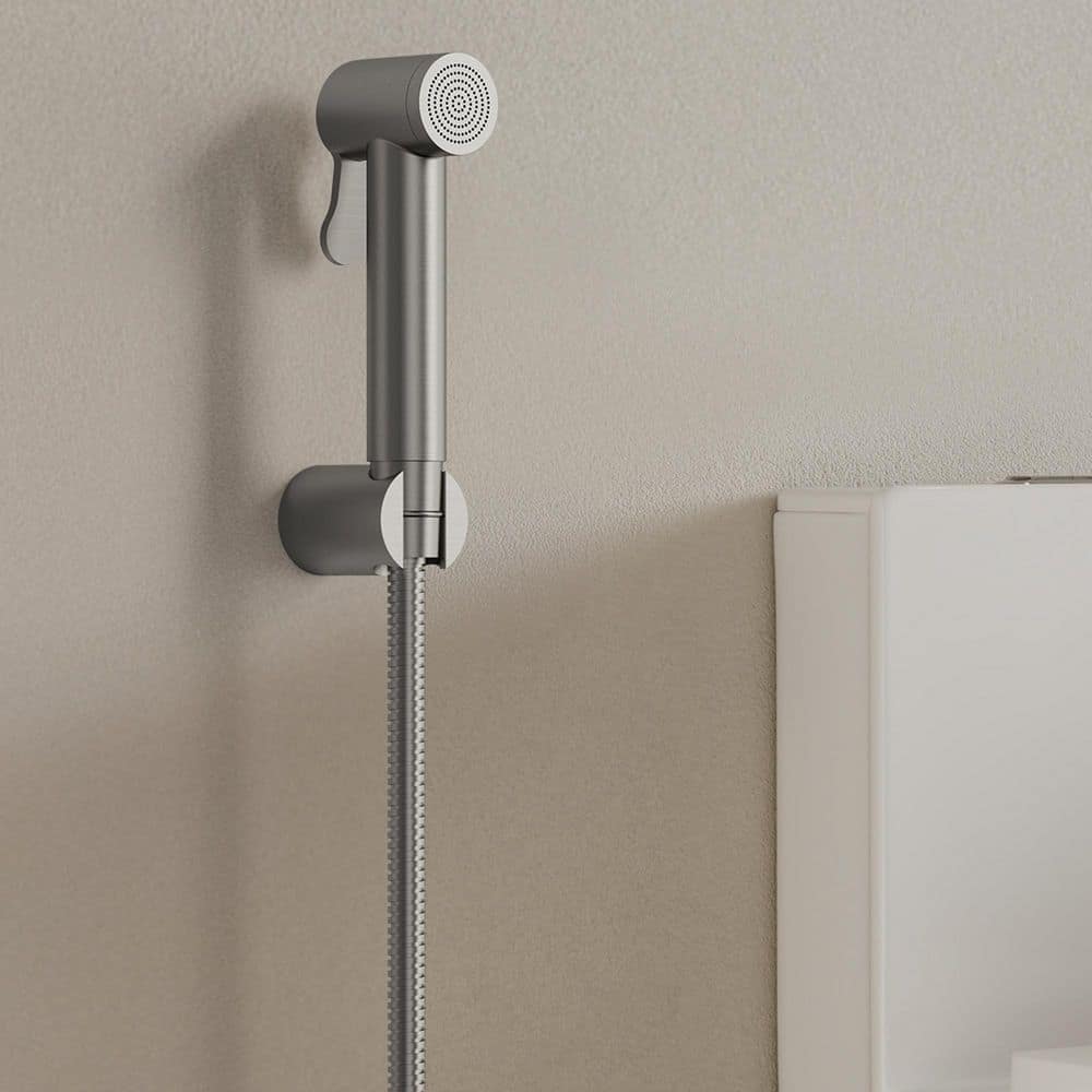 EVERSTEIN 1 Handle Single Cold Bidet Faucet Space-Saving in Brushed ...