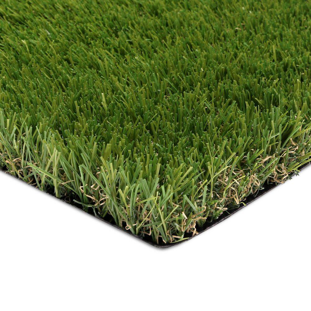 CREATIVE SURFACES Jefferson 7.38 ft. x 8.76 ft. Green Artificial Grass ...