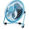 GPX 4 in. USB Desk Fan in Blue AU25BU - The Home Depot