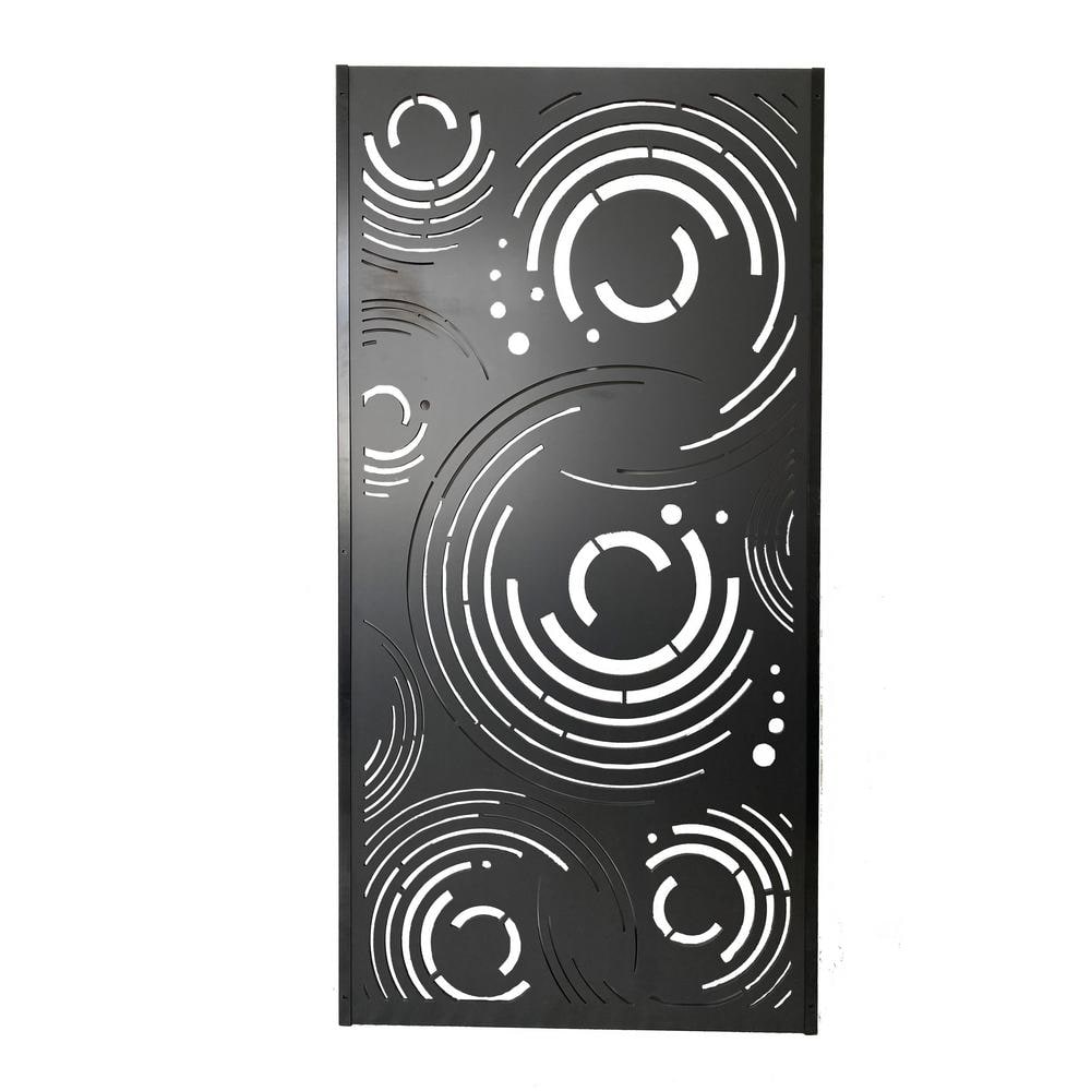 Ejoy 70 in. H x 35 in. W x 0.4 in. D Composite Decorative Privacy Fence ...