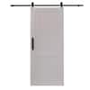 Pinecroft 36 in. x 84 in. Millbrooke Barley H Style PVC Vinyl Barn Door ...
