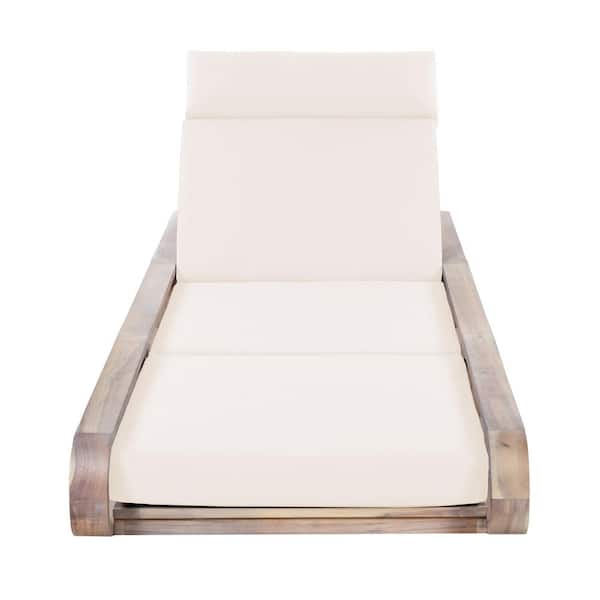 CHRISTOPHER KNIGHT HOME Bria Light White Solid Wood Adjustable Back ...