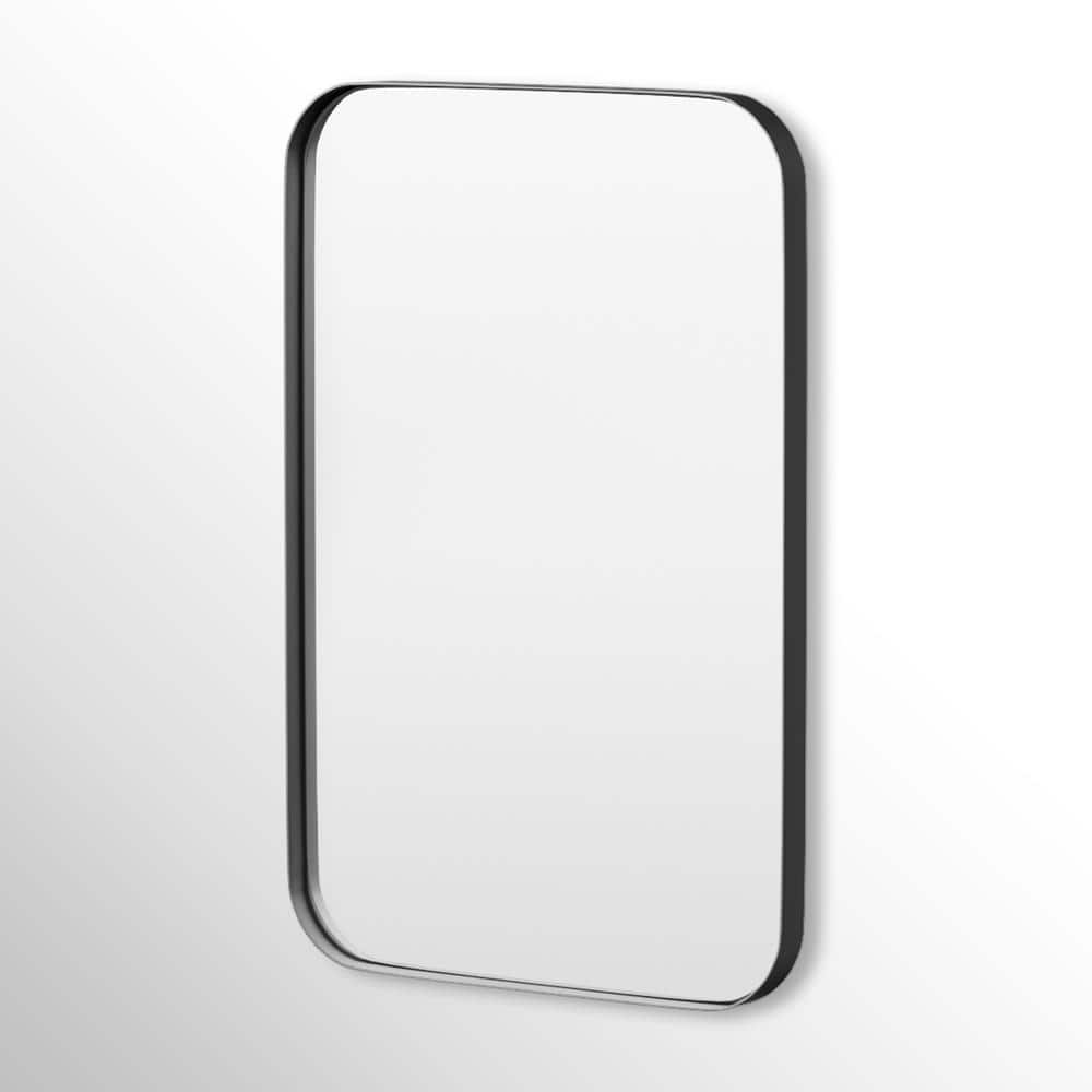 Hausvita 20 in. W x 30 in. H Rectangular Framed Tempered Glass Wall ...