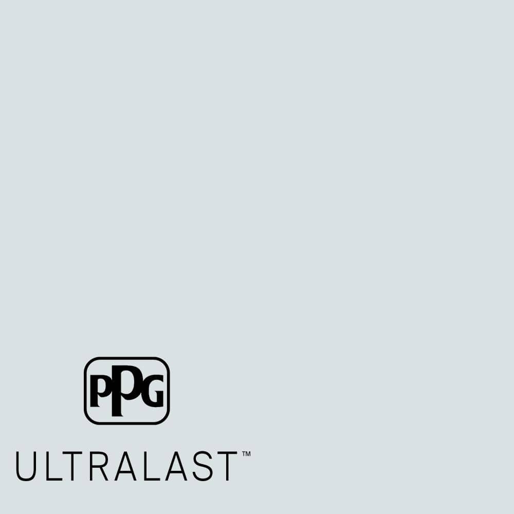 PPG UltraLast 1 gal. #PPG1160-1 Harbor Mist Matte Interior Paint and ...
