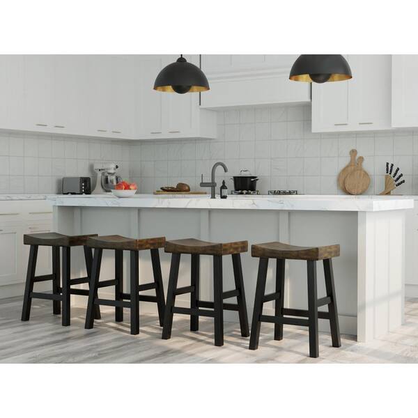 Carolina Living Colborn 25 Counter Stool Elm Black