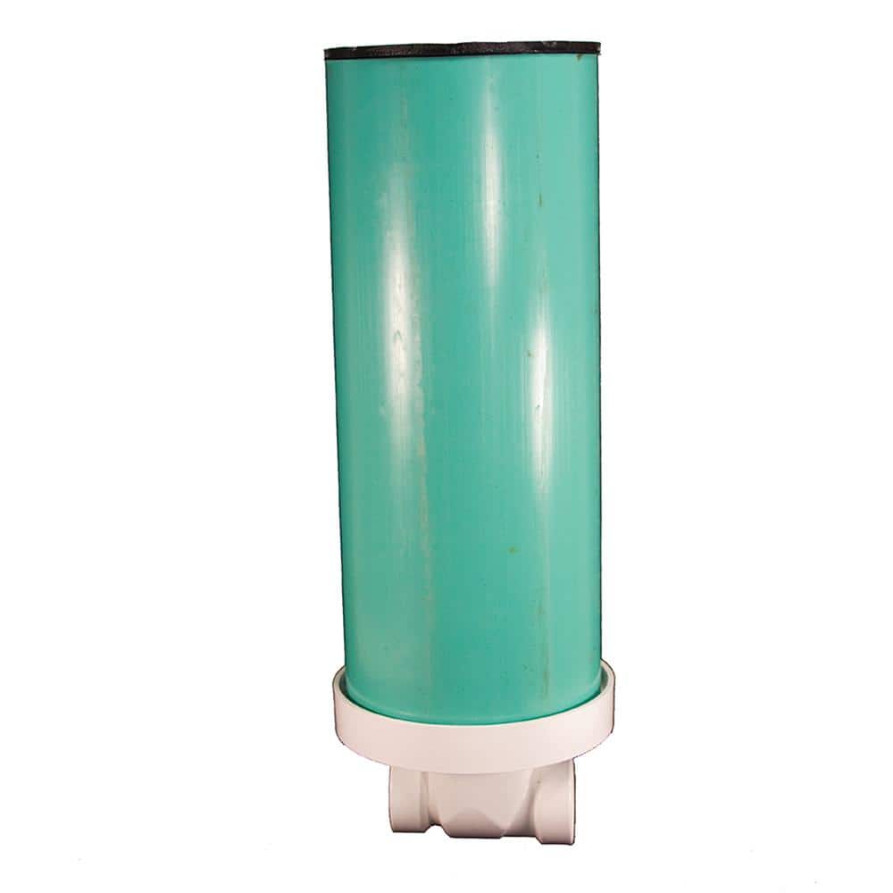 JONES STEPHENS 4 in. PVC Backwater Valve with Extension Kit and Plastic ...