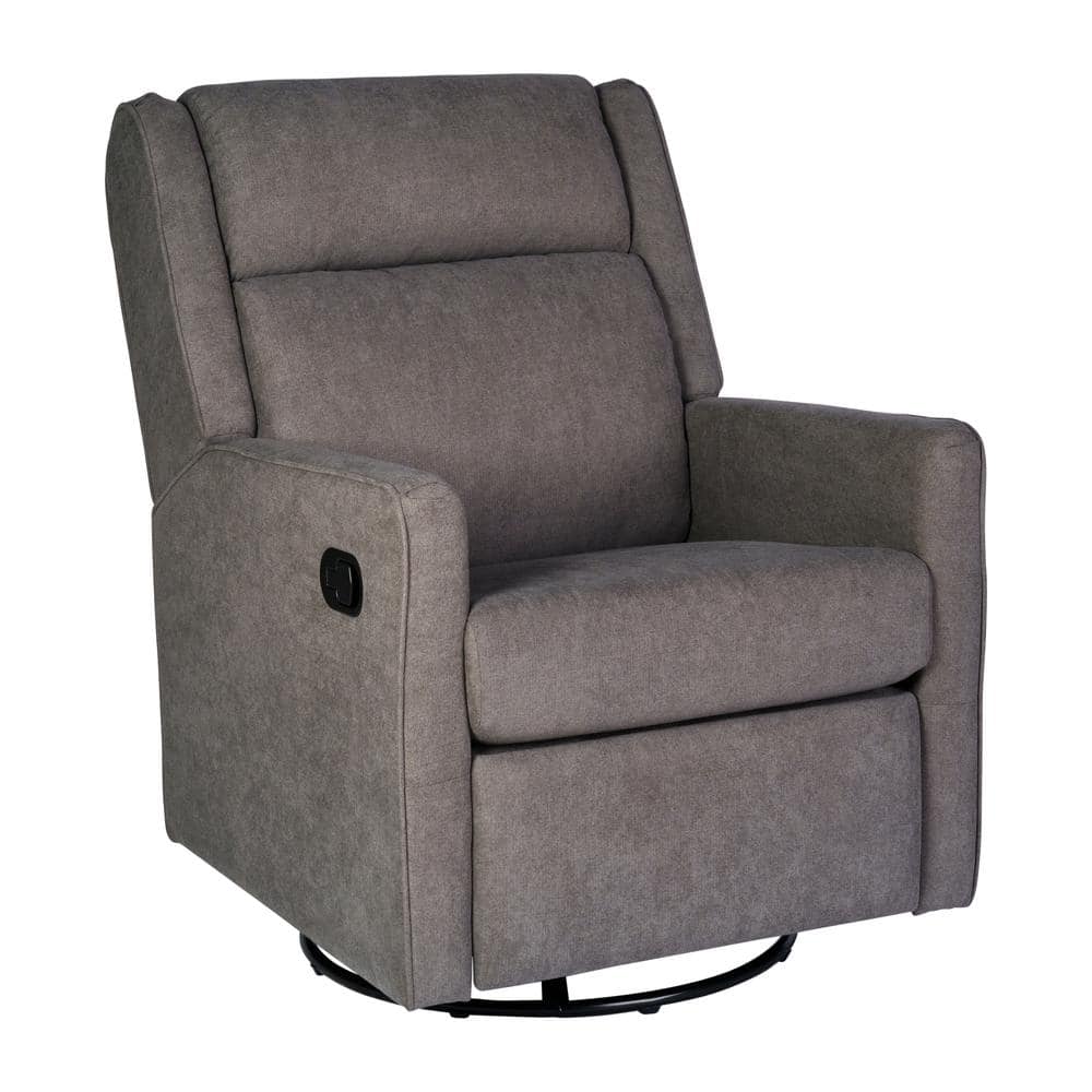 TAYLOR + LOGAN Dark Gray Recliner RE-528628-TAYLH - The Home Depot