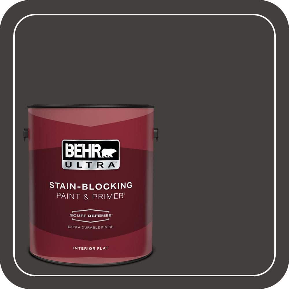 BEHR ULTRA 1 gal. #MQ1-35 Off Broadway Extra Durable Flat Interior ...
