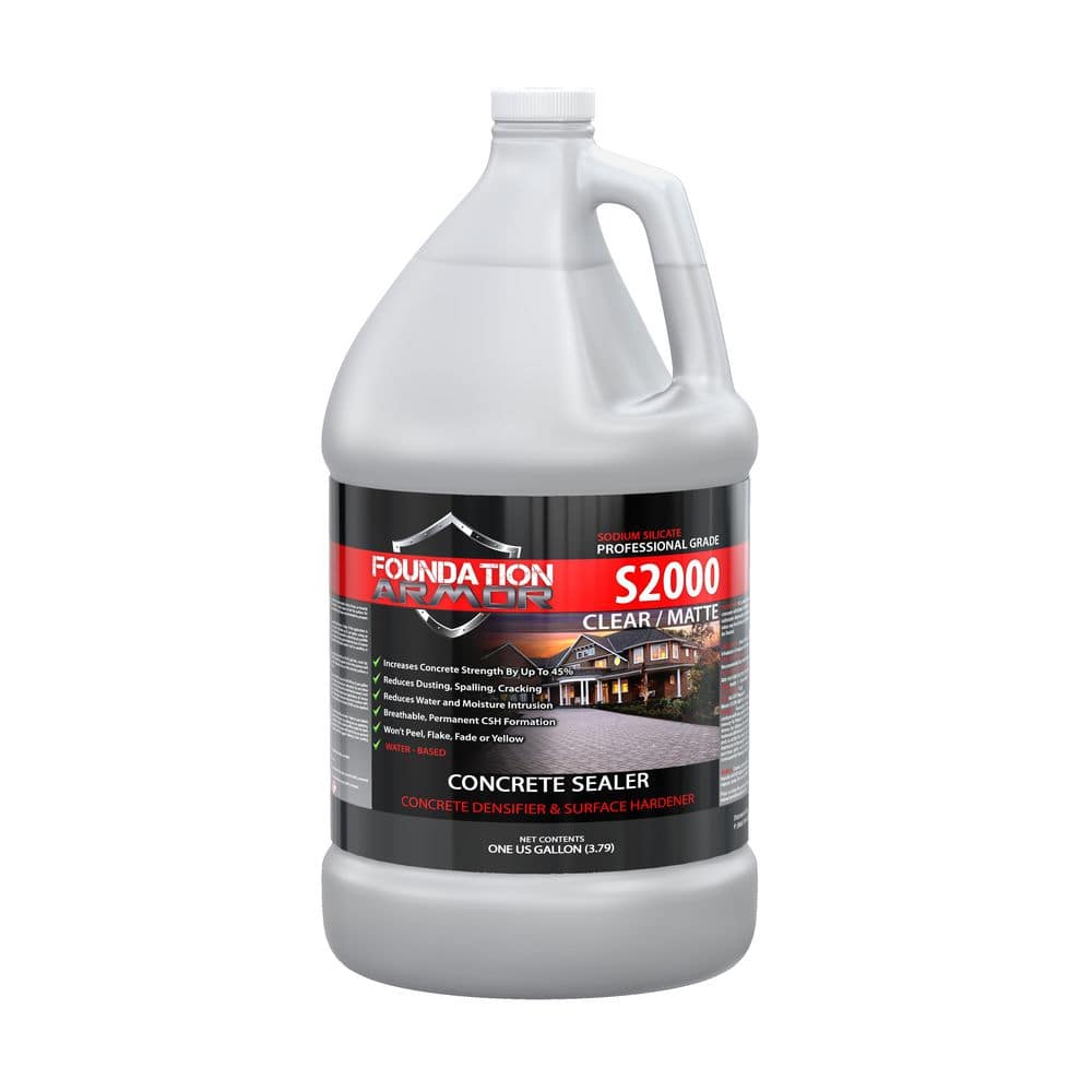Foundation Armor 1 gal. Ready-To-Use Sodium Silicate Concrete Sealer ...