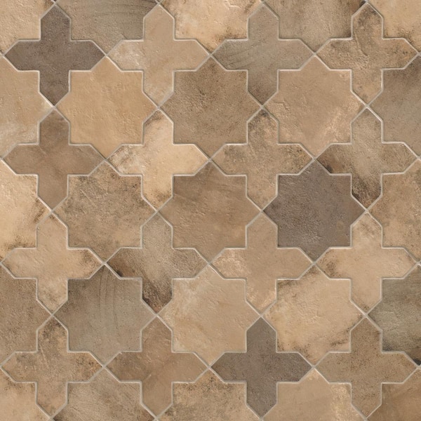 Ivy Hill Tile Tripoli Star-Crossed Taupe 6.1 in. x 11.9 in. Matte ...