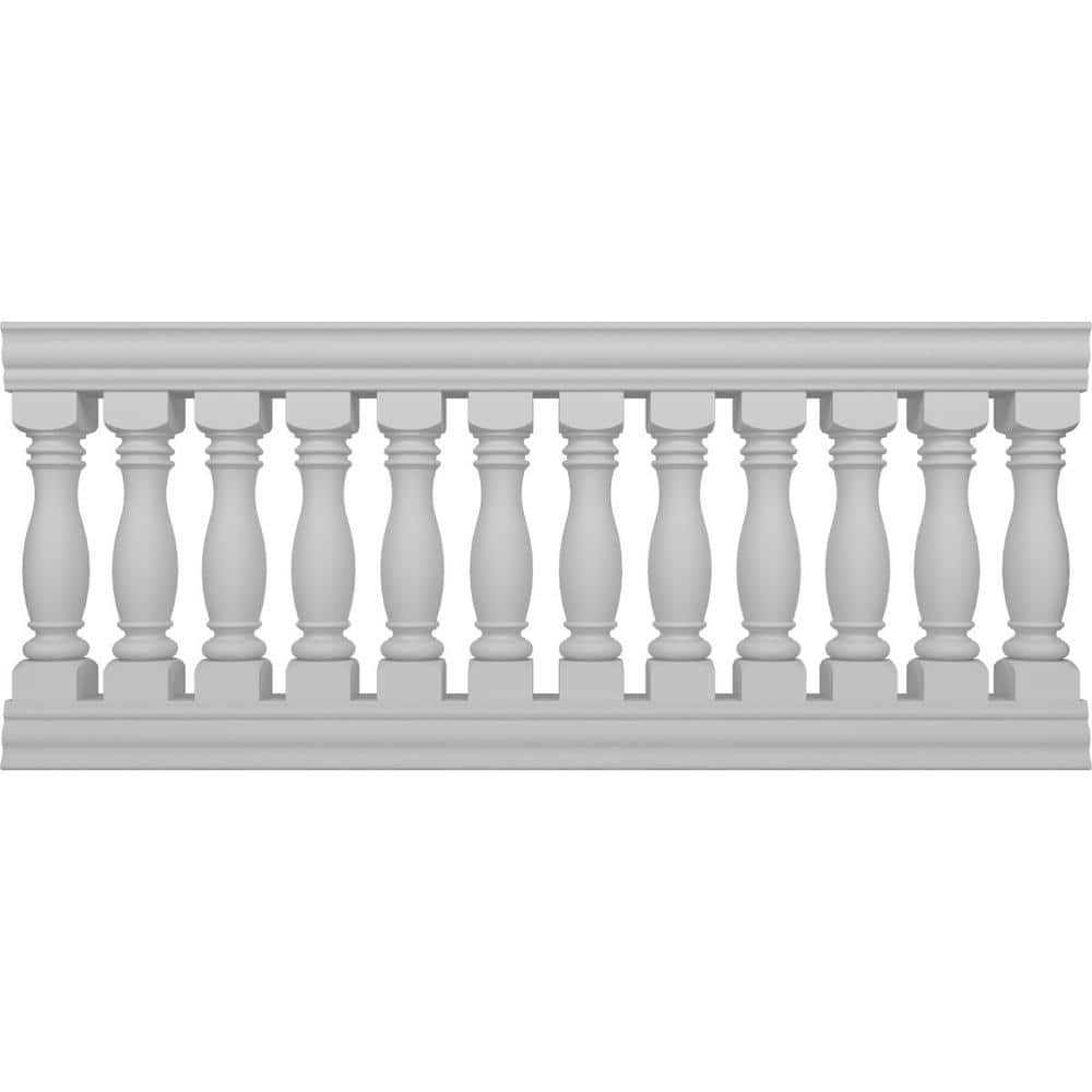Ekena Millwork Fiberthane Embassy Balustrade 84 in. L x 38 in. H ...