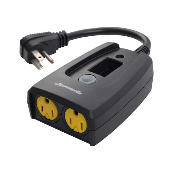 DEWENWILS Outdoor Light Sensor Countdown Timer Waterproof with 2 ...