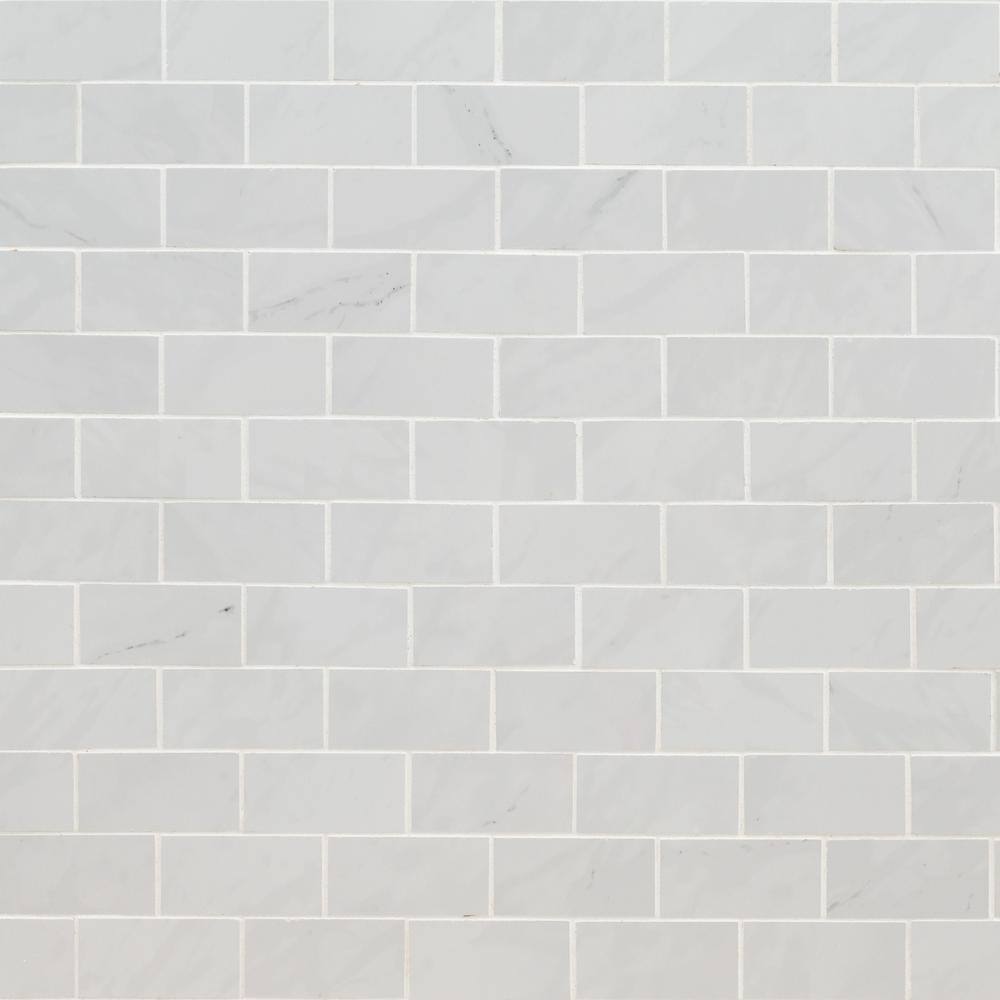 MSI Take Home Tile Sample - Aria Ice 4 in. x 4 in. Polished Porcelain ...