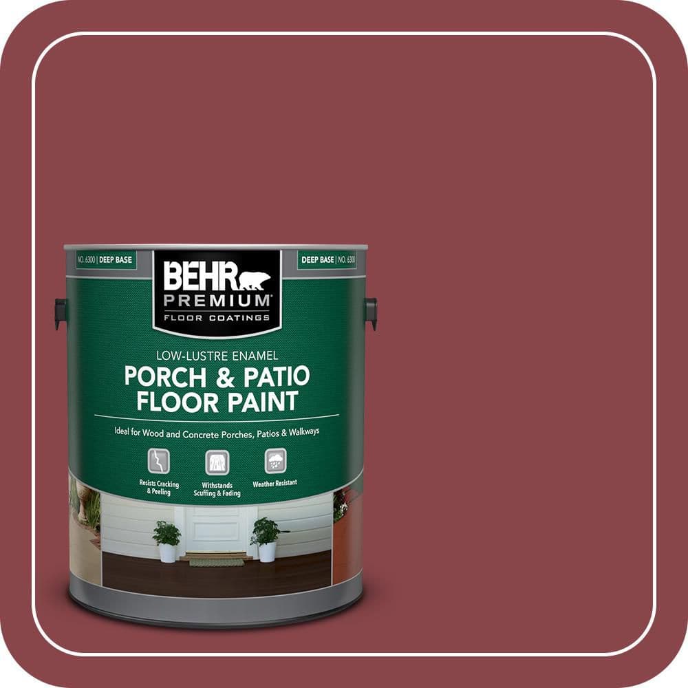 BEHR PREMIUM 1 gal. #PPU1-12 Bolero Low-Lustre Enamel Interior/Exterior ...