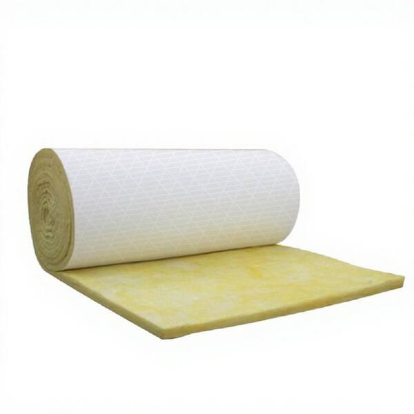 Wellco 48 in. x 25 ft. Aluminum Foil Fiberglass Insulation Roll Radiant ...