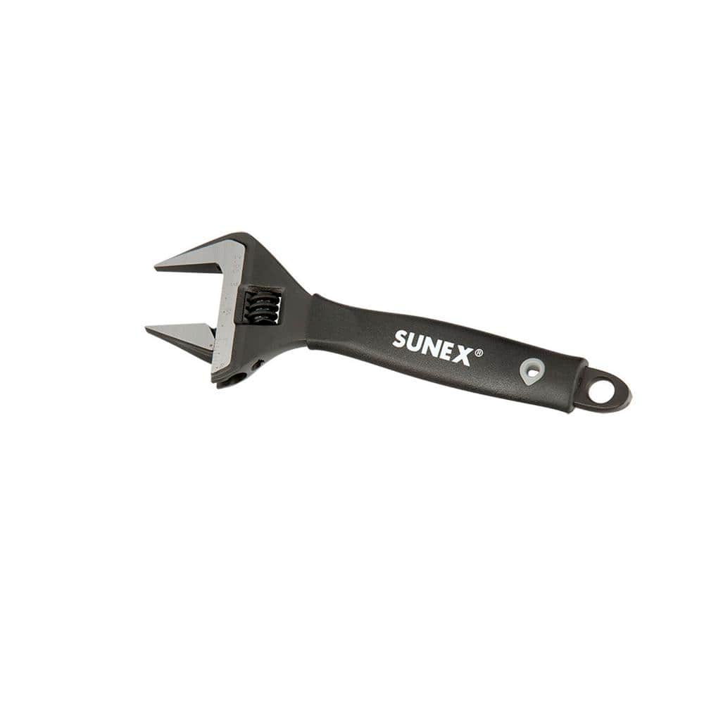 SUNEX TOOLS 8 in. Wide Jaw Adjustable Wrench 9612 - The Home Depot