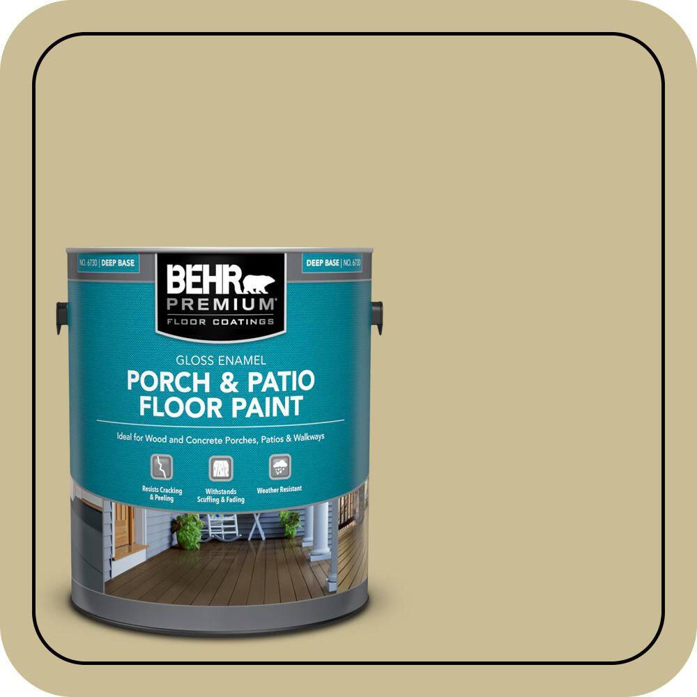BEHR PREMIUM 1 gal. #M330-4 Morning Tea Gloss Enamel Interior/Exterior ...