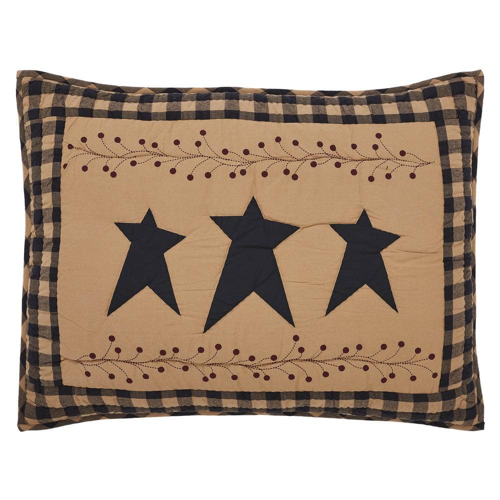 VHC BRANDS Pip Vinestar Tan Burgundy Black Primitive Country Star ...