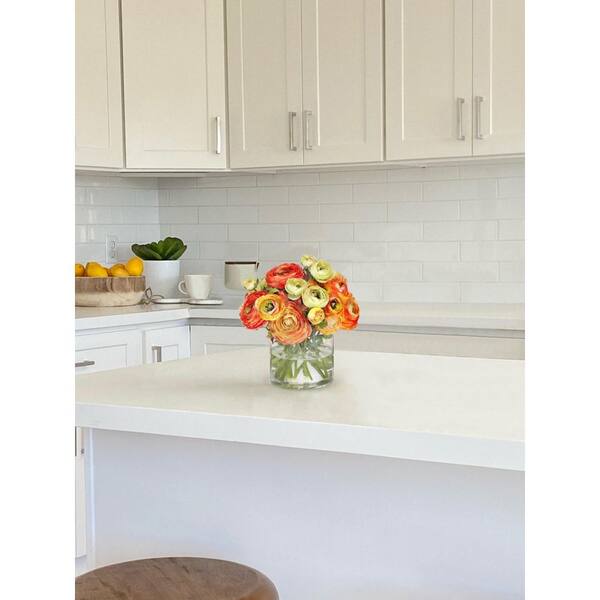 Winward Silks International Inc 13 in. Gold Indoor Artificial Mix ...