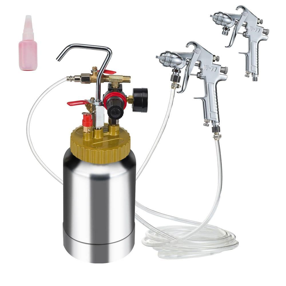 SKYSHALO 2 L/0.5 gal. Spray Paint Pressure Pot Tank, Lightweight Air ...