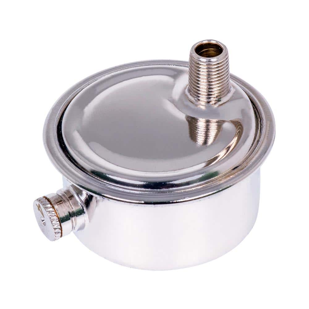 PLUMBFLEX 1/8 in. Chrome Radiator Air Valve Gorton Style Angle Steam ...