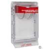Stopper II Fire Pull Station Guard with Horn, Flush Mount, with Fire ...