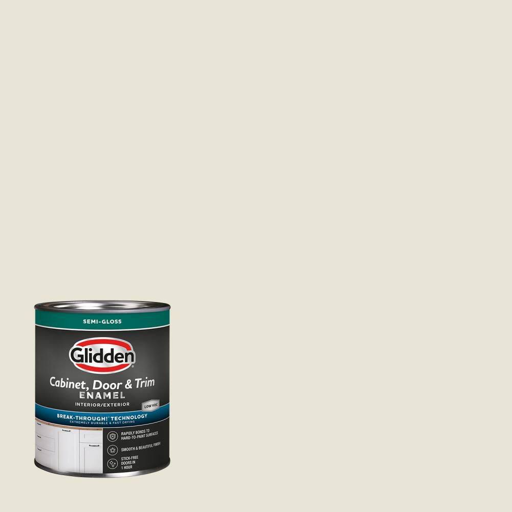 Reviews for Glidden 1 qt. PPG1024-1 Off White Semi-Gloss Door, Trim ...