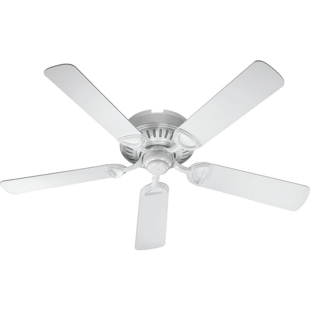 Quorum INTERNATIONAL Medallion 52 in. Indoor White Ceiling Fan 51525-6 ...