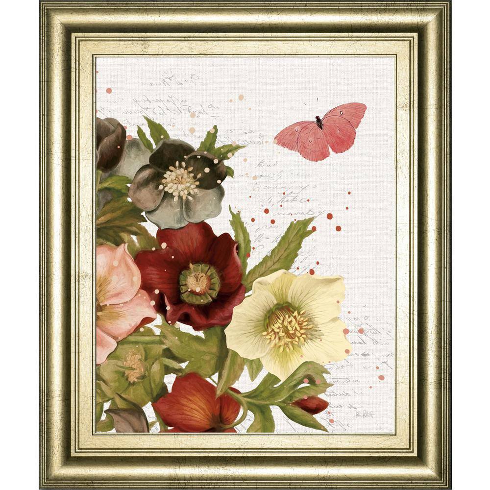 Classy Art Vintage Petals III By Katie Pertiet Framed Nature Wall Art ...