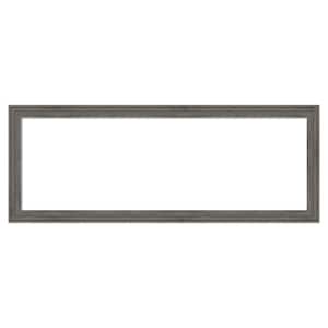 Amanti Art Regis Barnwood Grey Narrow 15 in. x 21 in. Wood Framed Dry ...