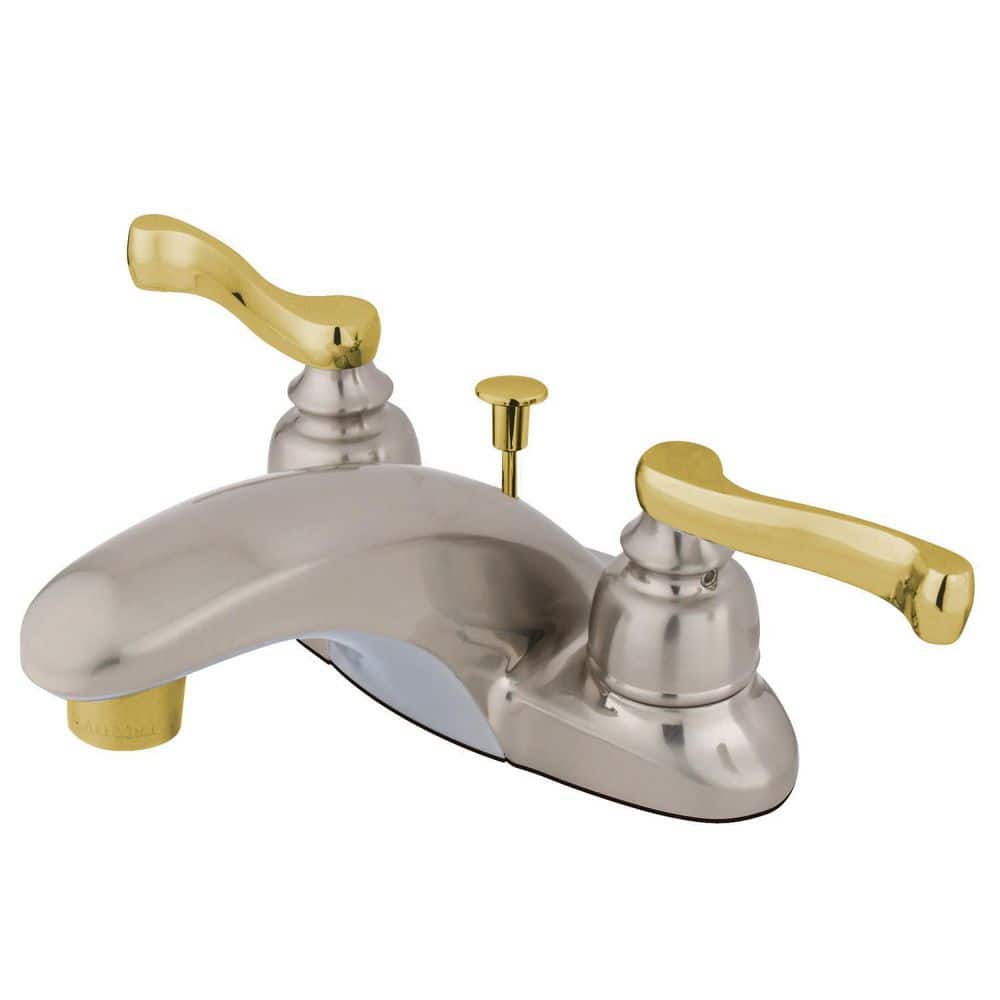 Kingston Brass Royale 4 in. Centerset 2-Handle Bathroom Faucet with ...