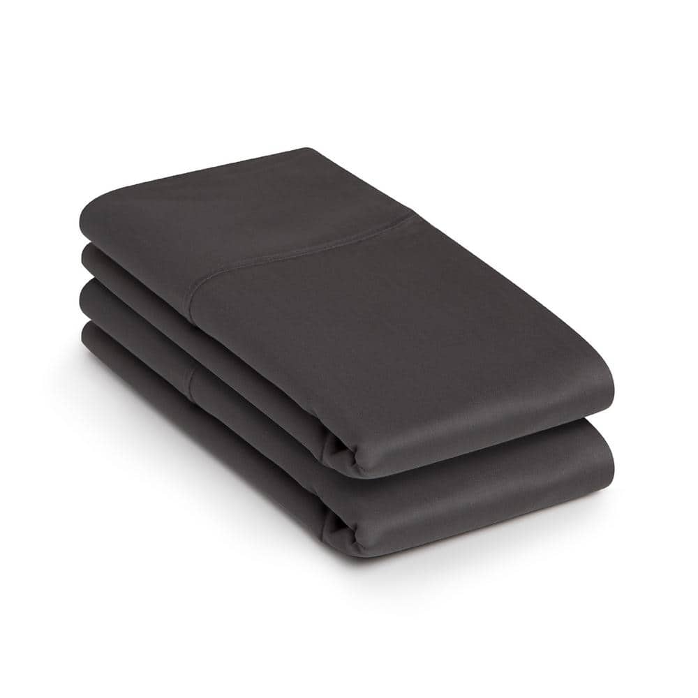 Bed Hog 1000 Thread Count Granite Solid Pima Cotton King Pillowcase ...