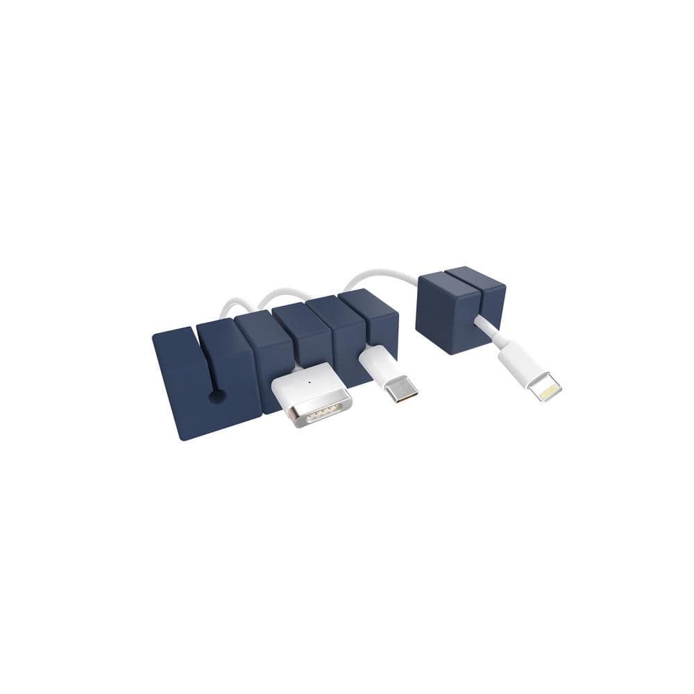 FUNCTION101 Navy Cable Blocks (4-Pack) F101-CBNVY - The Home Depot