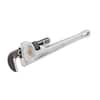 RIDGID 18 in. Aluminum Straight Pipe Wrench for Plumbing, Sturdy ...