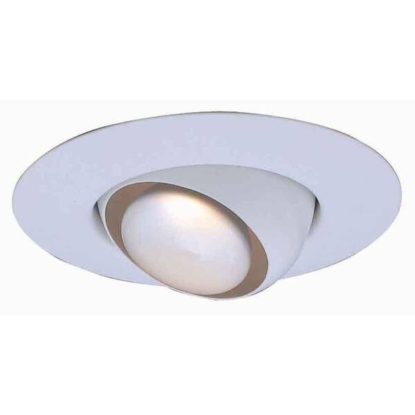 Commercial Electric 6 in. R30 White Recessed Can Light Eyeball Trim CAT603