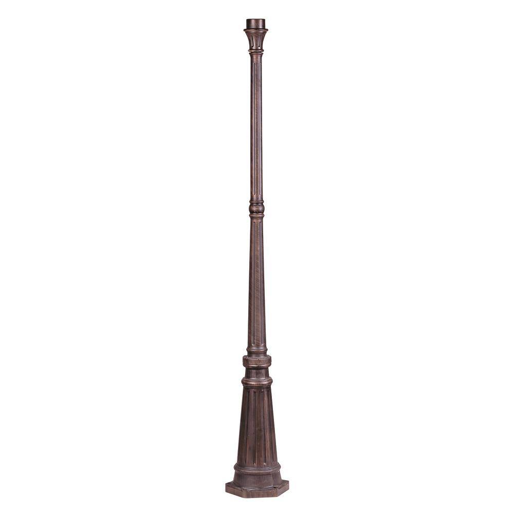 AVIANCE LIGHTING Crown Terrace 74 in. Imperial Bronze Surface Mount ...