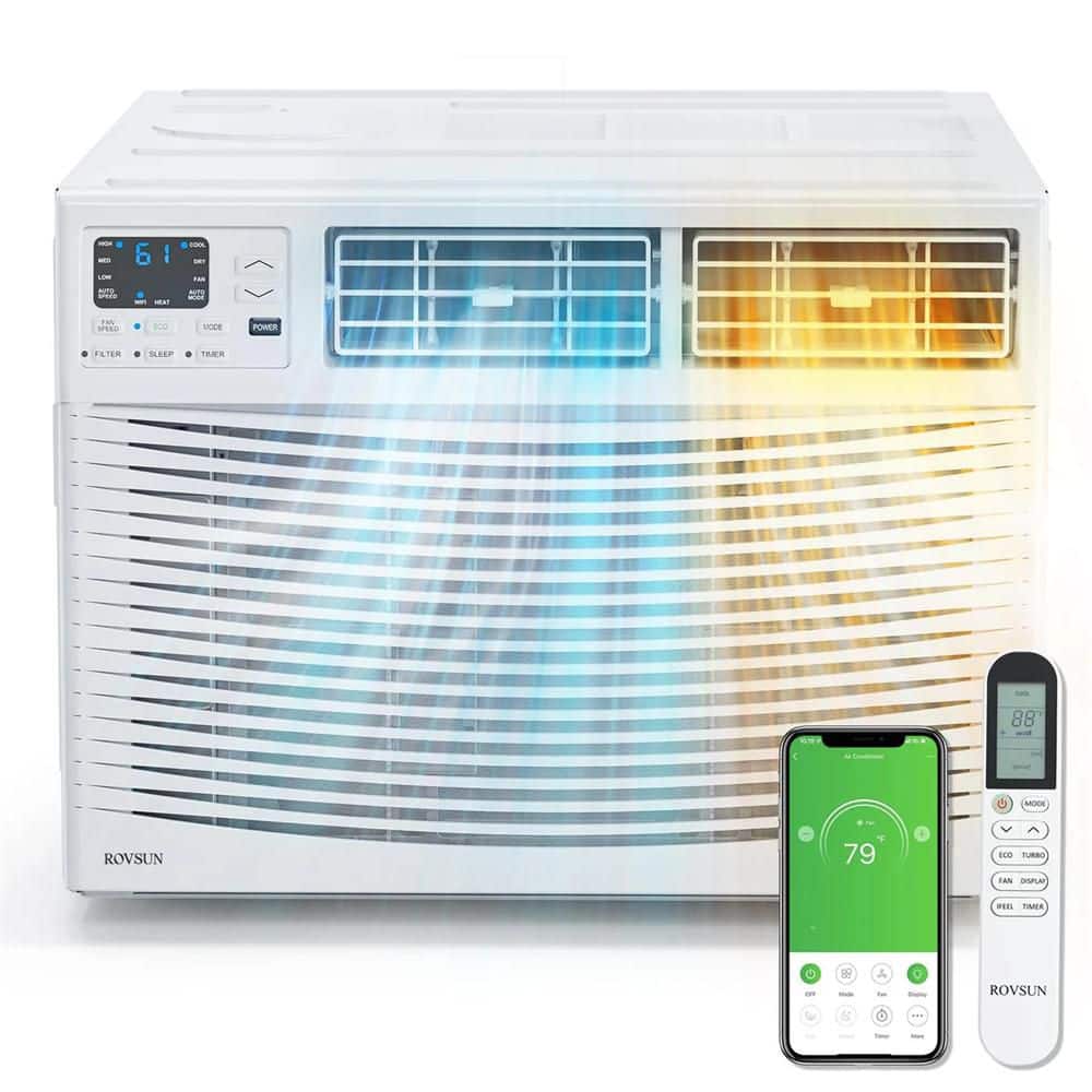 ROVSUN 24,000 BTU (DOE) 230 Volts WIFI Window Air Conditioner 1500 Sq ...