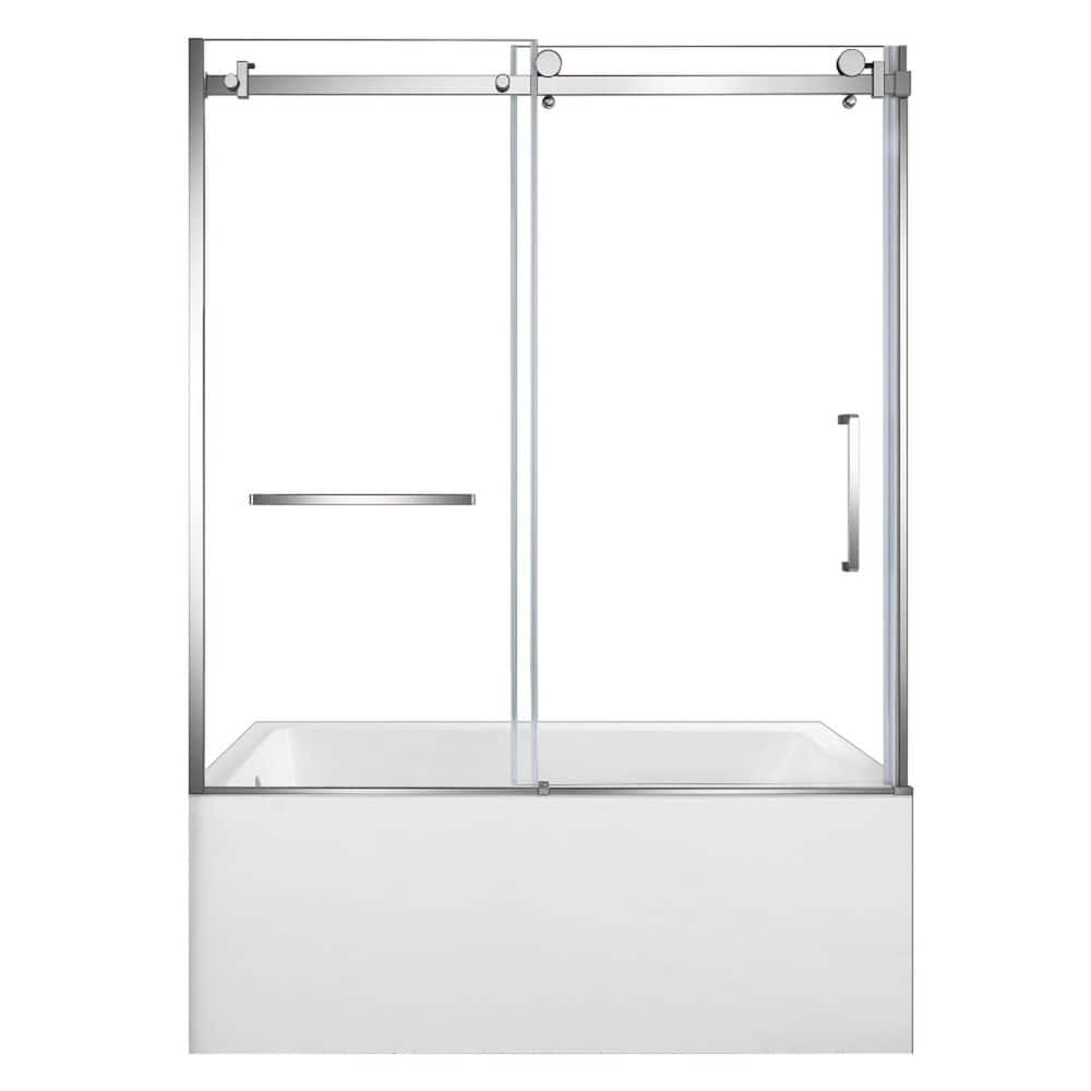 Kingston Brass 60 in. x 36 in. Acrylic Rectangular Alcove Soaking ...