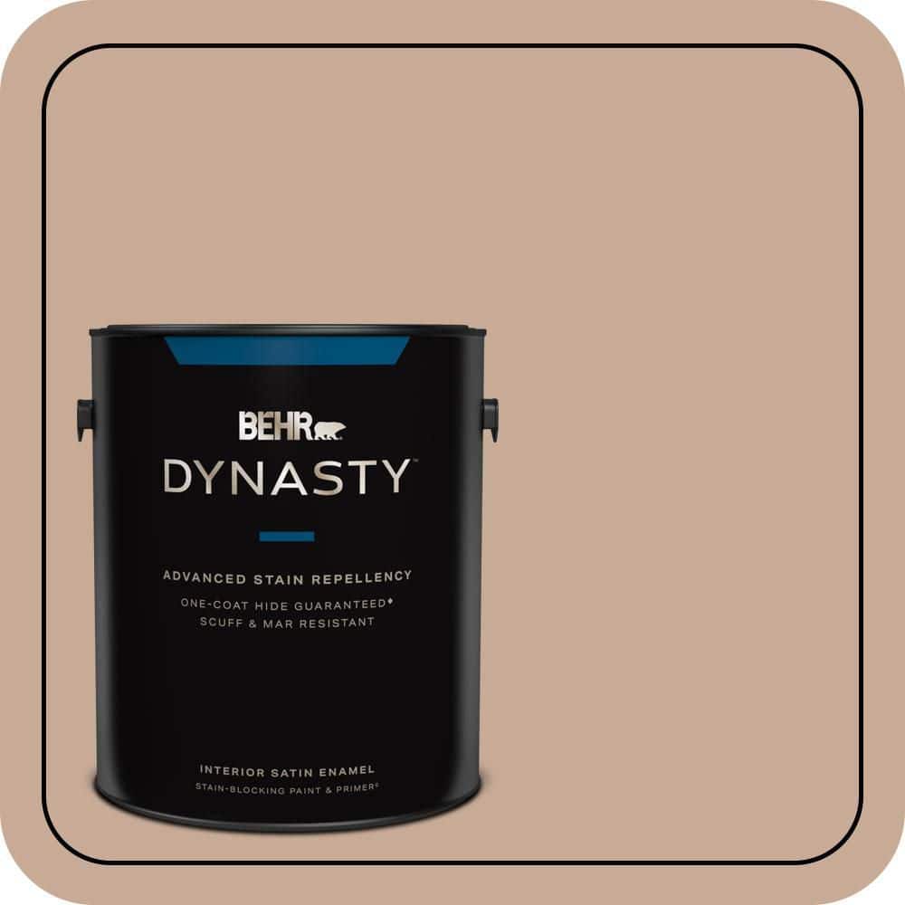 BEHR DYNASTY 1 gal. #S220-3 Sanderling Satin Enamel Interior Stain ...