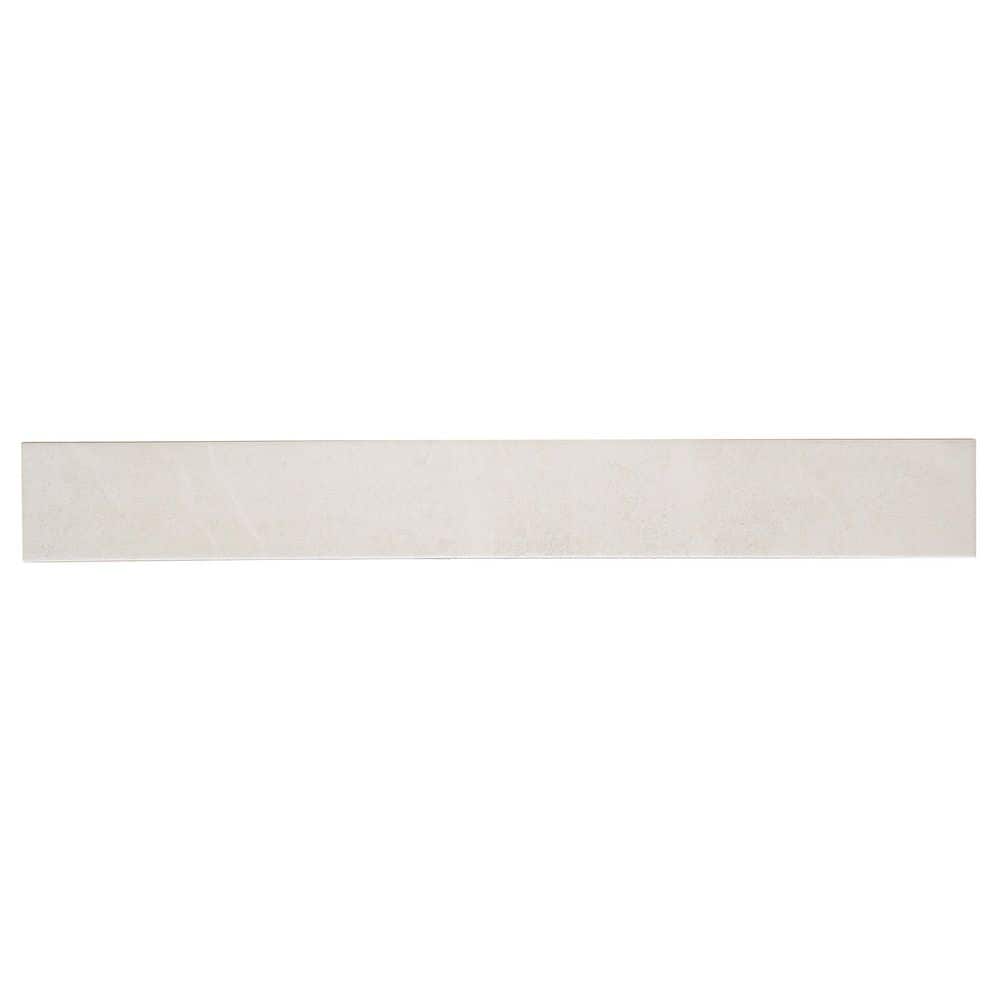 Apollo Tile Cordera 3x24 in. Soft White Matte Porcelain Plank Tile (9. ...