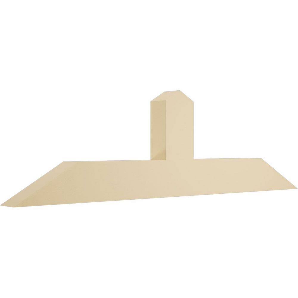 Ekena Millwork 60 in. W x 17 1/2 in. H x 4 in. D x 6 in. F, 7/12 Pitch ...