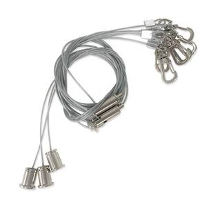 eSenLite 3.3 ft. Adjustable Flat LED Ceiling Panel Hanging Chain Kit ...