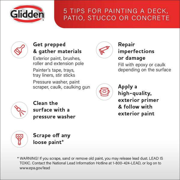 Glidden Premium 5 gal. PPG1005-6 Oswego Tea Satin Exterior Latex Paint ...