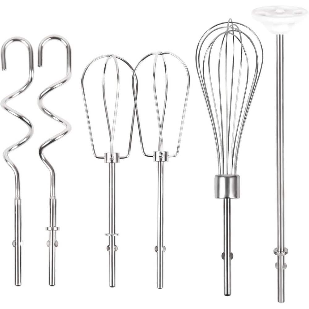 KIWDZFU Hand Mixer Beaters Attachments Kit for Whisk, Dough Hooks and ...