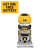 DEWALT 20V MAX XR Cordless Brushless Fixed Base Compact Router (Tool ...